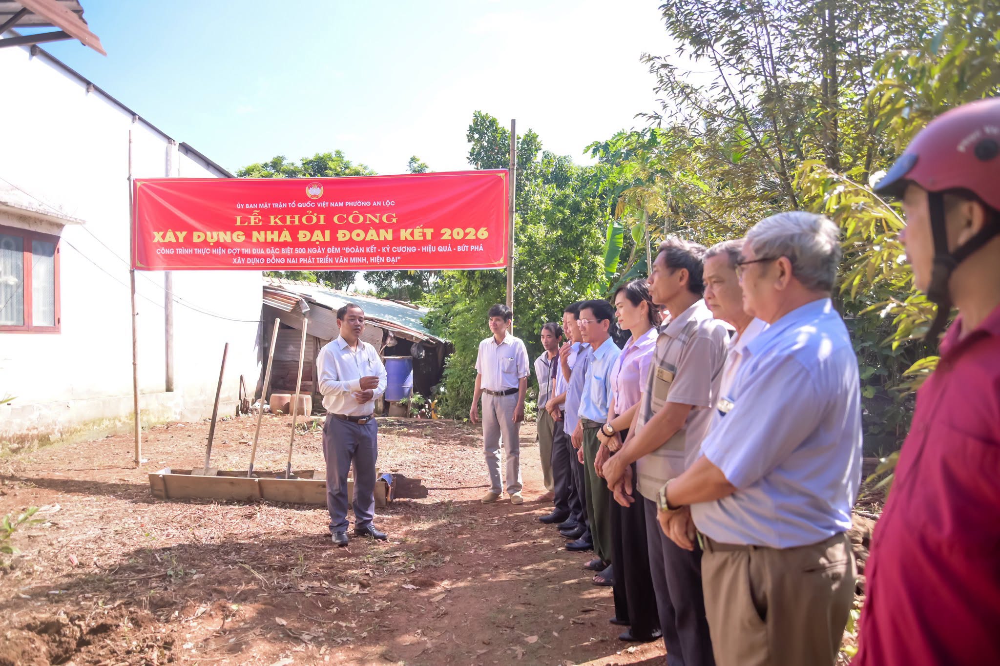PHƯỜNG AN LỘC KHỞI CÔNG XÂY DỰNG 02 CĂN NHÀ ĐẠI ĐOÀN KẾT HƯỞNG ỨNG ĐỢT ...